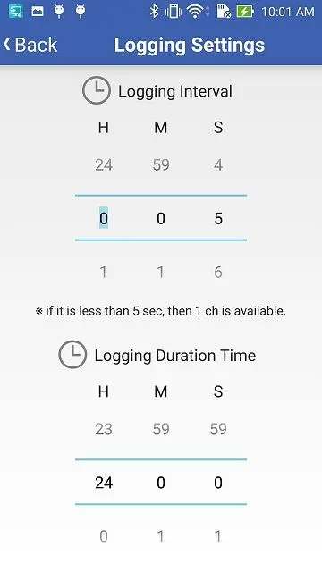 记录（连续测量） | GENNECT Cross