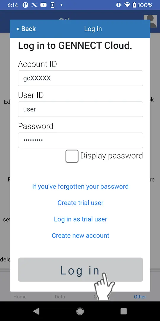 登录 | GENNECT Cross